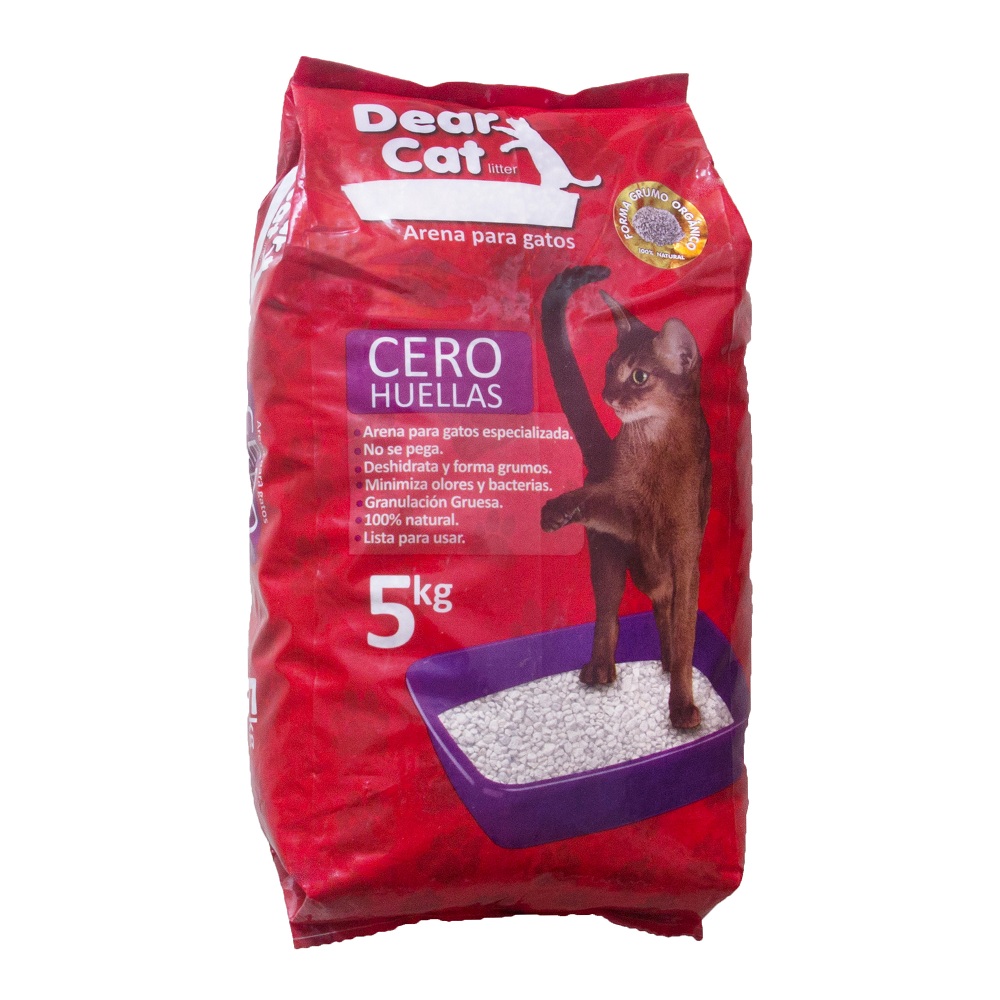 ARENA DEAR CAT CERO HUELLAS 5 Kg – ArgosPetFarma